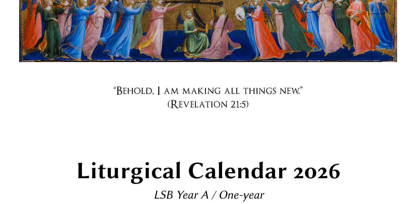 Liturgical Calendar 2026 – Concordia Lutheran Theological Seminary